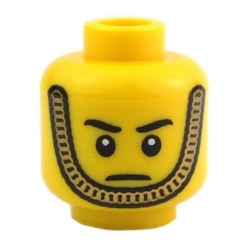Lego Accessories Yellow Minifig, Head Standard Grin Pattern